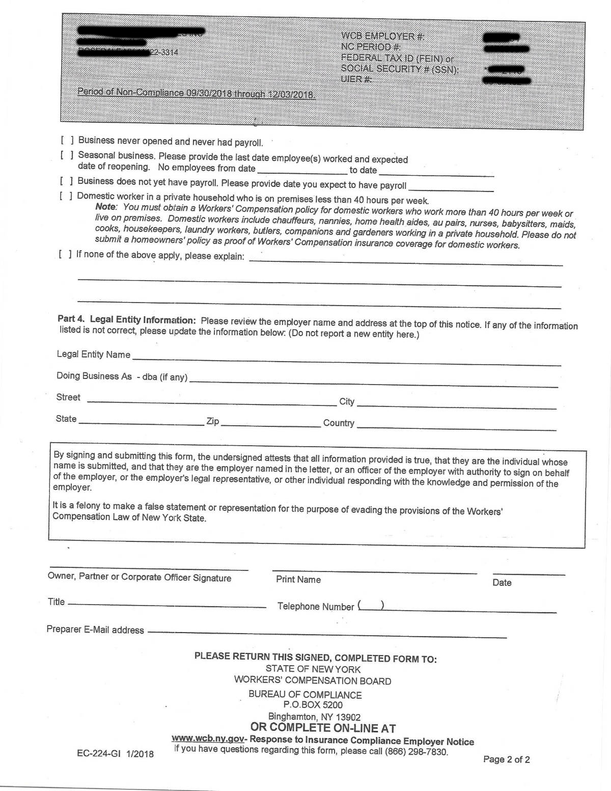 Workers Compensation Penalty Removal or Reduction